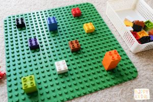 Duplo Color Matching Activity for Toddlers - Happy Tot Shelf