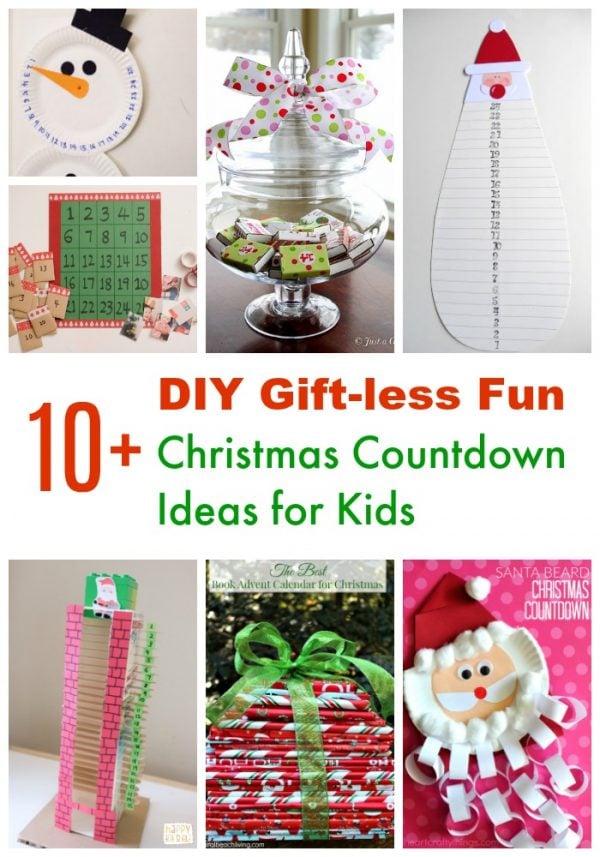10+ DIY Gift-less Christmas Countdown Activities for Kids - Happy Tot Shelf