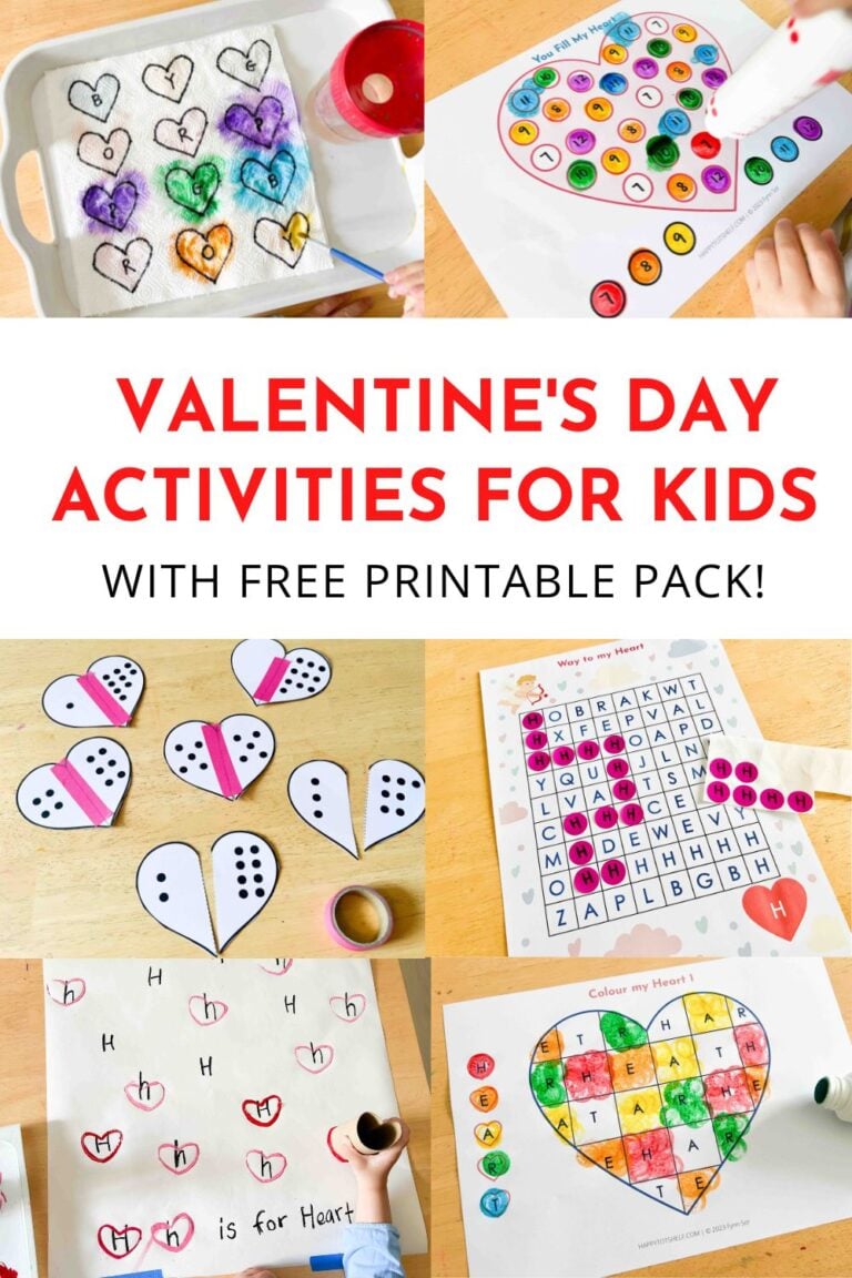 20 Delightful Valentine Printables and Activities for Preschoolers