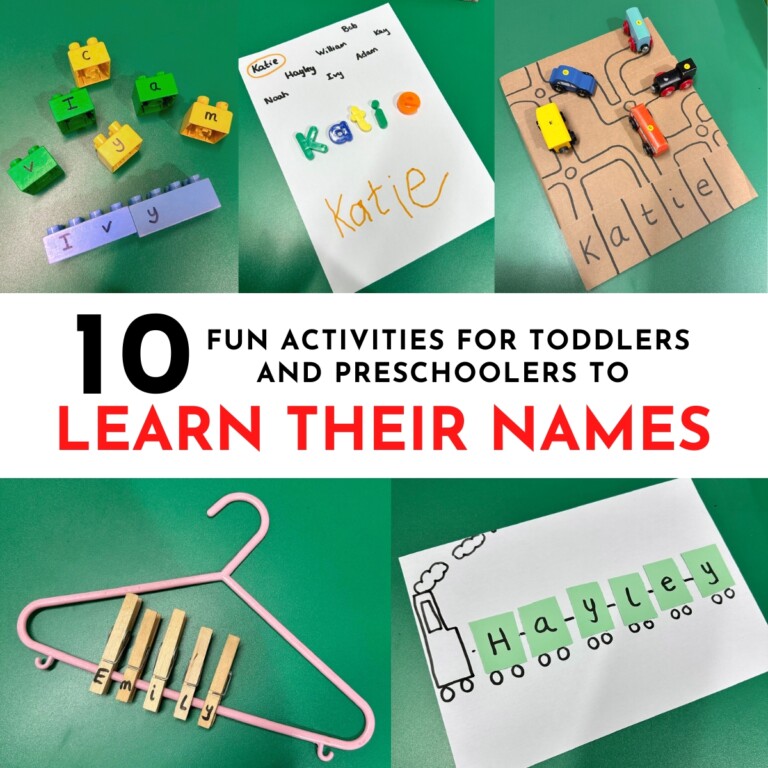 10+ Easy Hands-on Name Recognition Activities for Children - Happy Tot ...