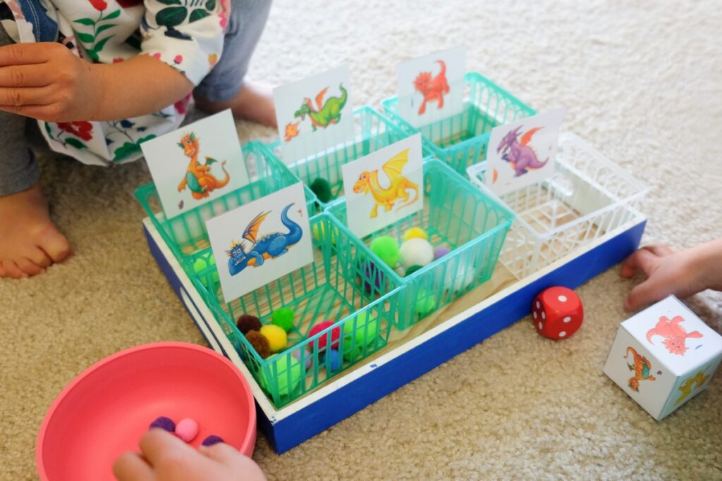 Castle and Dragons Theme Learning Activities and Learning Shelf - Happy ...