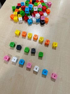 Fun Math Activities with Multilink Cubes - Happy Tot Shelf