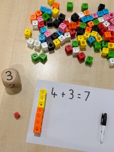 Fun Math Activities with Multilink Cubes - Happy Tot Shelf