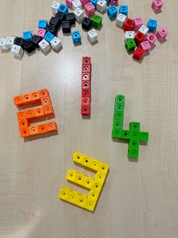 Fun Math Activities with Multilink Cubes - Happy Tot Shelf