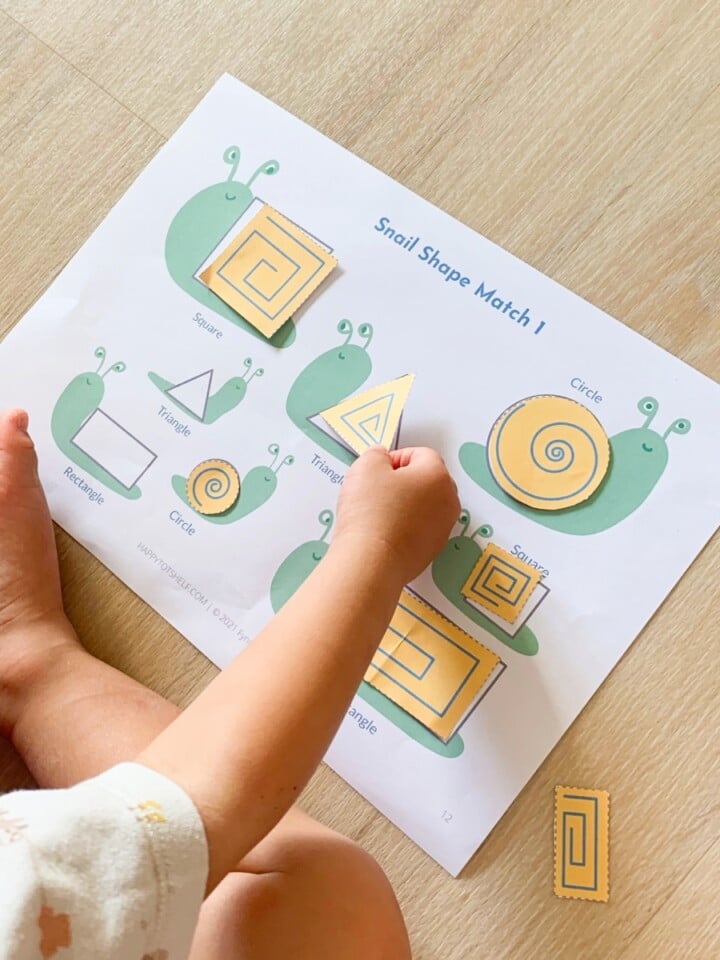 Shapes Sorting Suncatcher - Happy Tot Shelf