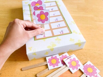 Counting Flowers Activity for Preschoolers - Happy Tot Shelf